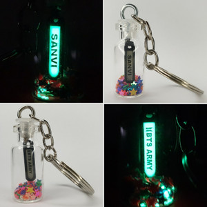 Glow Nest Personalized Glow In Dark Keychain Key Chain Price in India ...