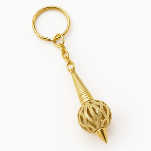 oneshoply Golden Metal Pendulum Keychain Energy Healing, Reiki ...