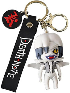Funfob Death Note Keychain Rem With Hook & Straps (Death Note Rem White ...
