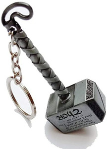 Close2deal Metal Avengers keychains (Thor hammer ,iron man rotating ...