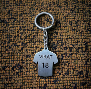 linsok Virat Kohli cricket jersey metal keychain | VK 18 Keychain Key ...