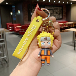 Mubco Naruto Uzumaki 3D Keychain | Strap Charm & Hook | PVC Anime ...