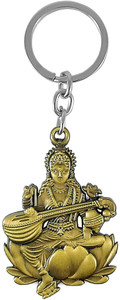 KV Fashion Maa Saraswati Goddess Of Music & Wisdom Double Side Metal ...