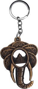 FRONTEX All New Modern Keychain of Taj Mahal in Elephant Face with ...