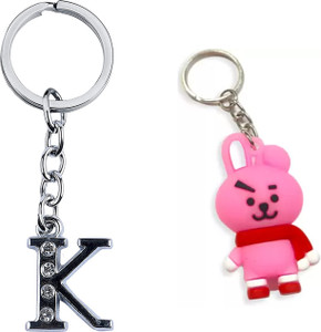 Newview COOKY K BTS Army Characters 3D Rubber Keychain and Keyring Key ...
