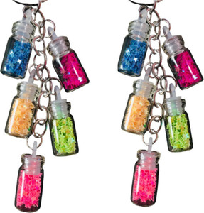 GRAB DEAL Filled with mini star bottle Show piece and keychain (Pack Of ...
