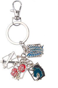 ComicSense AOT Anime Keychain Wings of Freedom Four Emblems Anime ...