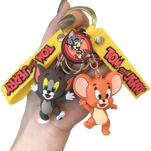 NSV Cute 3D Tom and Jerry Keychain Key Chain Price in India - Buy NSV ...