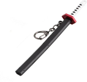 n v p Demon Slayer Black Katana with Scabbard Collectable Anime Fans ...