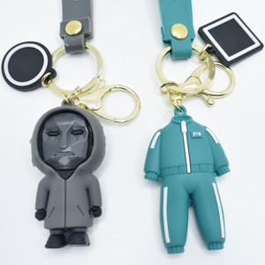 Kiditos 3D Keychain (Squid Game Front-Man & Player No 218) Miniature ...