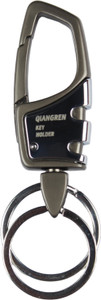 Flipkart SmartBuy Black Metal Hook with Double Rings Keychain Holder ...