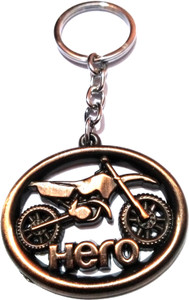 HERO bike shape keychain metal copper Key Chain Price in India - Buy ...