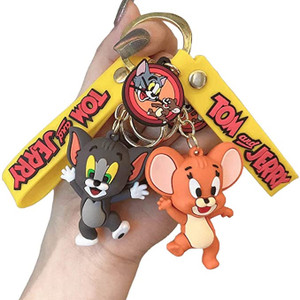KYOP dancing tom and jerry set keychin car and bike Key Chain Price in ...