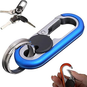 VAVSU Car Key Chain with Double Rings, Zinc Alloy Anti-Loss Car ...