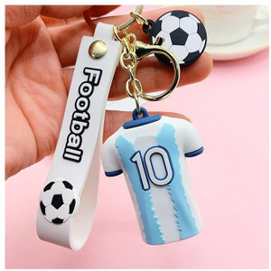 Anime Land Lionel Messi Argentina Jersey Keychain Football Key Chain ...