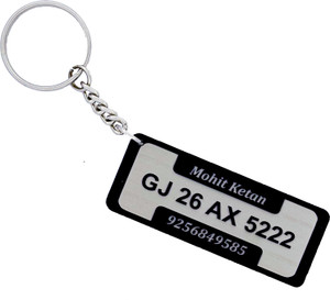 TRAQ PRINTED ACRYLIC KEYRING KEYCHAIN FOR CAR OR BIKE Key Chain Price ...