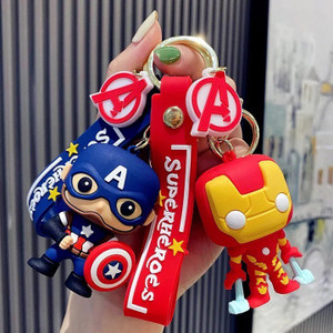 NSV Avengers Superhero Caption America With Iron Man Keychain Combo Key ...
