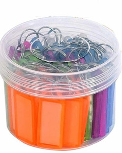 SHYAM Multicolor Keyring & Keychain with Name Tag Labels (Made in India ...