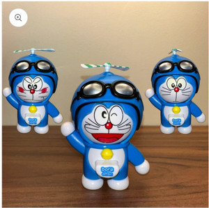 YUGDEEP Cute Doraemon Face Changing Toy Keychain with working Bamboo ...