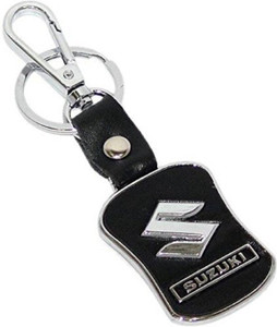 EXORNATOR Suzuki Logo Keychain For Bike, Car, Suzuki Leather Keychain ...
