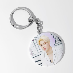 PurpleBees BTS jImin white KEYCHAIN |BTS k-pop fan merch gift | Metal ...
