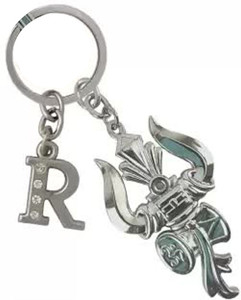 ShopTop Trishul and R letter metal keyring for all men and women Key ...