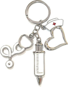 Brandroot Doctor Keychain Medical Tool Injection Syringe Stethoscope ...