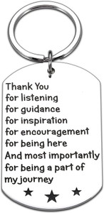 Fashioncreet Thank You Engraved Stainless Steel Keychain Heartfelt ...