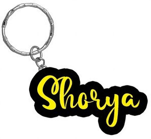 SY Gifts Shorya Name Black Yellow Name Keychain Key Chain Price in ...
