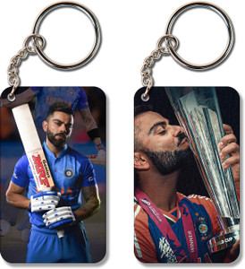 Ourrble 2 Combo Chabi Ring Dhoni & Kohli Key chains for Anime Fans, for ...