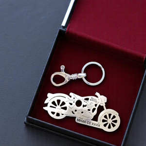 piezart Premium Personalized Royal Enfield Key Chain - RE Classic Key ...