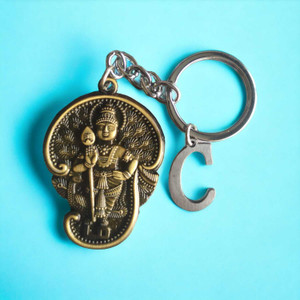 Shiv Jagdamba Lord Murugan Kartikeya Big Tamil Om with English Initial ...