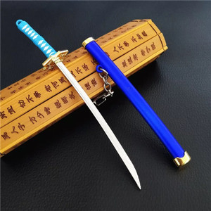 GT Gala Time Demon Slayer Blue katana samurai Sword with Scabbard ...