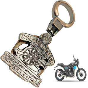 Dhe Best Bike Keychain Made Like a Gun Double Rings Metal for Royal ...