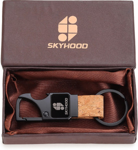 SKYHOOD Premium Black Edition Metal Keychain | Keychain For Home ...