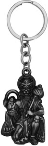 Electro Factory Lord Hanuman Bajrangbali Double Side Metal Keychain For ...