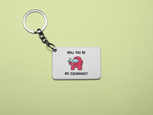 REVAMAN Will you be my crewmate? - Printed acrylic animated Keychain ...