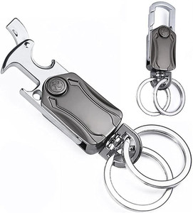 Vivesha Multifunction Keychain 5 IN 1 Heavy Duty Dual Ring Metal ...