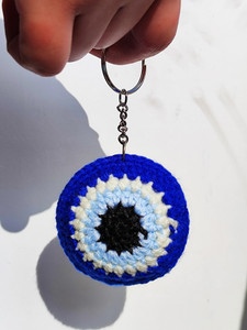 PALMINGO Crochet Handmade Evil Eye Keychain Key Chain Price in India ...