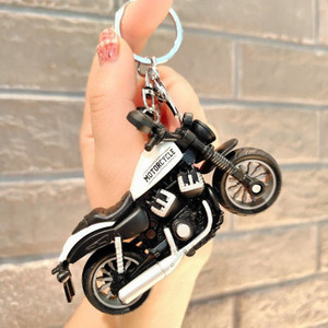 GT Gala Time White Pull Back Bullet Bike Keychain Toy Mini Motorcycle ...