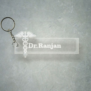 SY Gifts Doctor Logo Desigh With Ranjan Name Key Chain Price in India ...