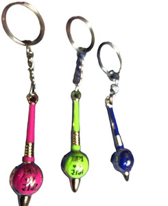 jhanvizone Jhanvi Load Hanuman Ji Gada Keychain |Multicolor|Pack of 3 ...