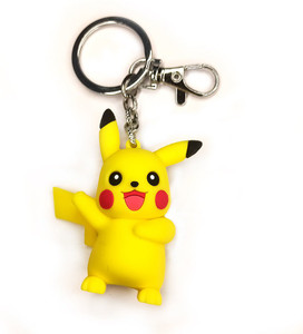webtechnology Pikachu premium Keychain with Hook Strap Multicolor PVC ...