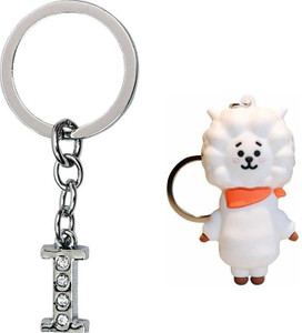 Newview RJ BTS Army Characters 3D Rubber Keychain and Keyring Key Chain ...