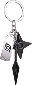 Zibuyu Naruto Keychain Konoha Sign Pendent Keychain Naruto Keychain ...