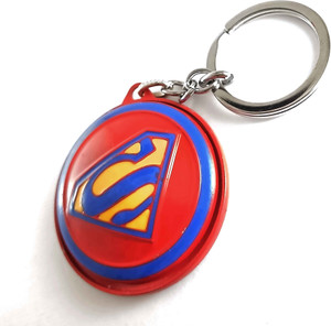 SGE89 Superman Rotating Metal Keychain & Keyring Pack of 1 – Cherry Red ...