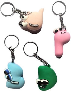 TrishaStores Alphabet Lore Friends: Fun & Educational Keychains for ...