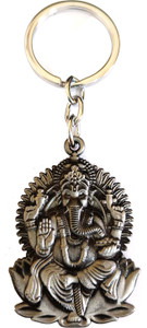 MISMIL Ganesh or Ganpati or Ganesha Grey colour Key Chain Price in ...