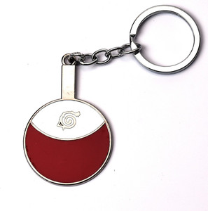 Daiyamondo Naruto Anime Sasuke Uchiha Circle Plain Keychain Anime Key ...