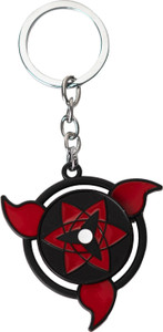 RainSound Sasuke Sharingan red Naruto Anime Spinning Key Chain Price in ...